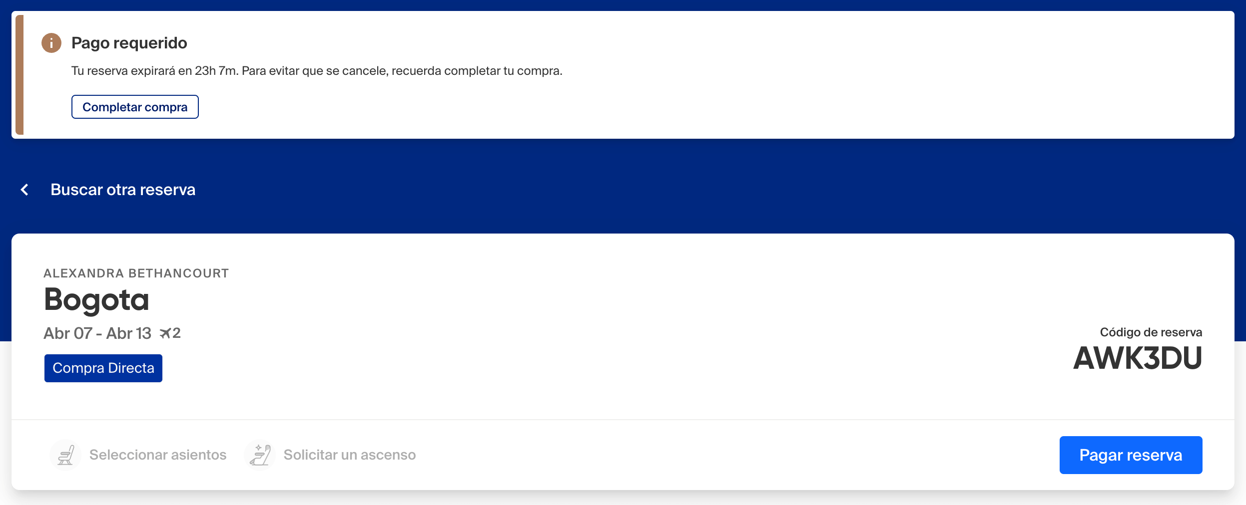 Pricelock | Copa Airlines