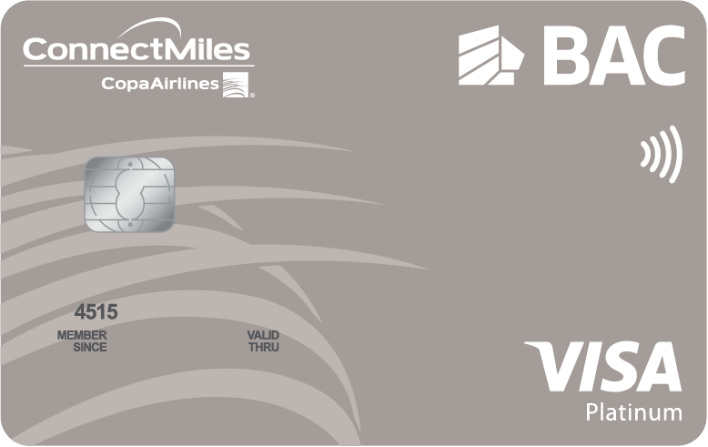 BAC Credomatic Visa Platinum (Costa Rica) | ConnectMiles